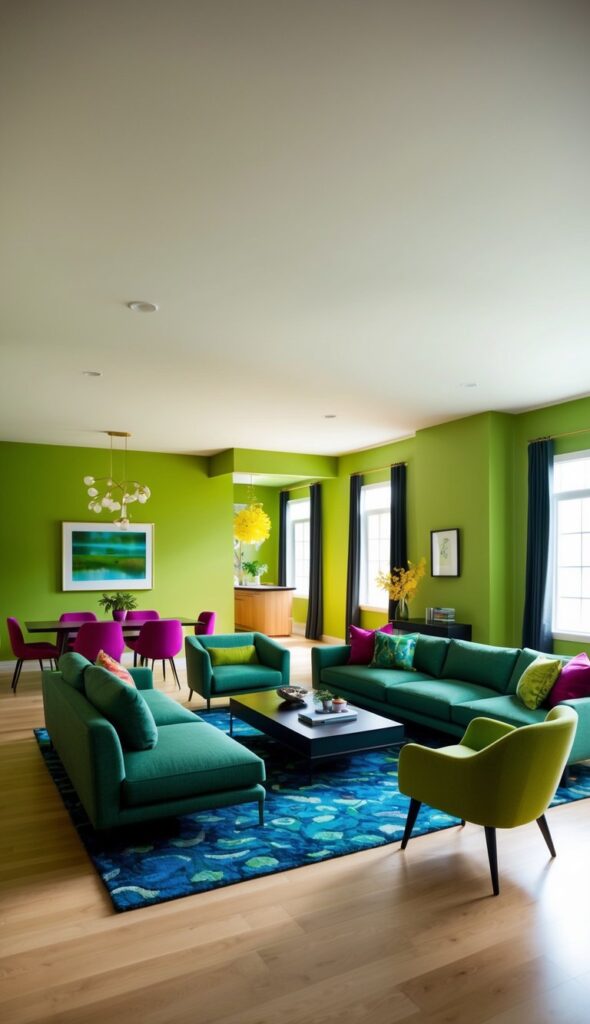 Bright Living Room Paint Color Ideas